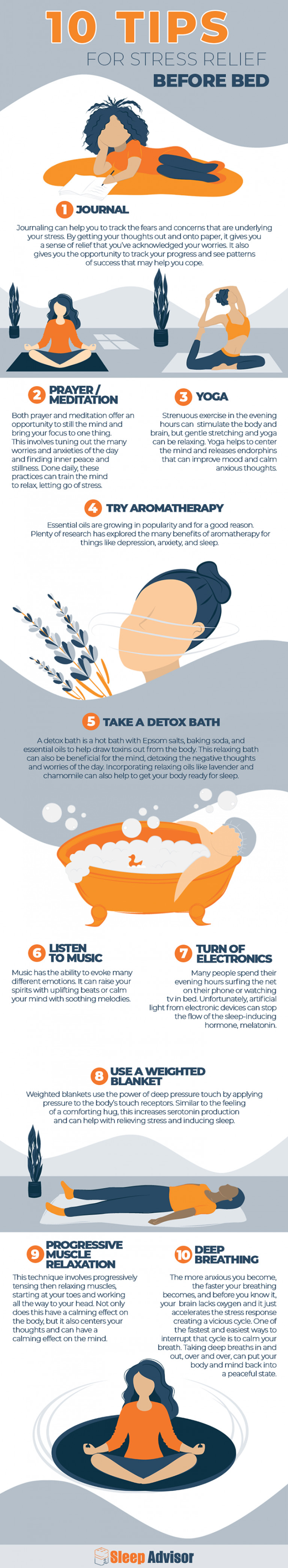 Stress and Sleep - 10 Tips for Better Rest | Sleep Advisor