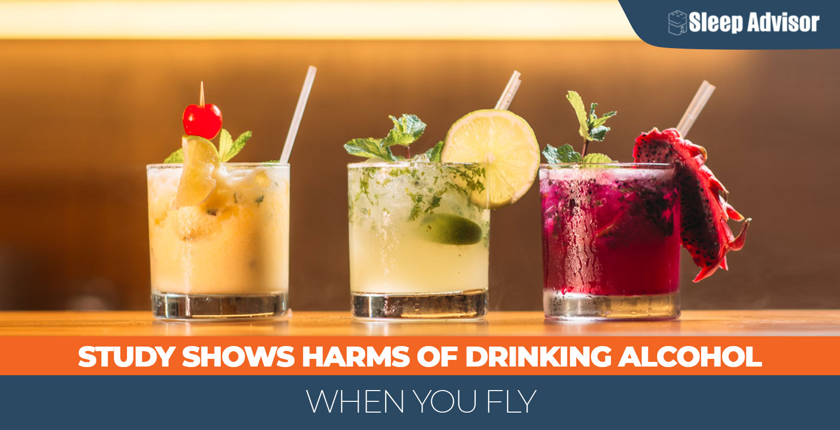 Study Shows Harms of Drinking Alcohol When You Fly - Sleep Advisor